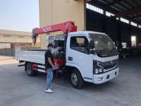 China good price and high quality dongfeng CAPTAIN RHD 3.2T 4T telescopic boom mounted on cargo truck for sale for sale