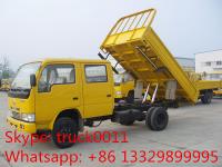 China ISUZU LHD 4*2 double rows 3ton-5tons mini dump truck for sale, hot sale best price JAPAN brand ISUZU Brand dump tipepr t for sale