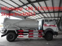 China 270hp 4*2 North Benz Vacuum Suction sewage tank 8000 liter for sale, best price North Benz LHD 4*2 septic tank truck for sale