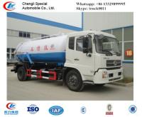 China dongfeng tianjin 4*2 6-8cbm sludge tanker truck, factory direct sale dongfeng brand LHD 8m3 vacuum septic tank truck for sale