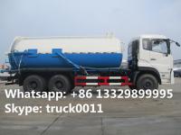China factory direct sale best price dongfeng tianlong 6*4 16cbm vacuum truck for sale, 245hp 16cbm sludge tank truck for sale for sale