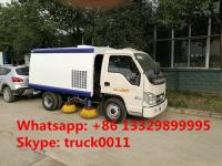 China cheapest price FORLAND MINI 4*2 mini ROAD SWEEPER TRUCK FOR SALE,hot sale forland mini RHD diesel street sweeper truck for sale