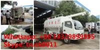 China dongfeng 4*2 LHD diesel 4-5tons feed fodder truck for fish plant, best price dongfeng 8m3 live poultry chick feed truck for sale