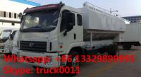 China HOT SALE FOTON 20m3 hydraulic animal feed  transported truck,best price 10tons hydraulic farm-oriented bulk feed truck for sale
