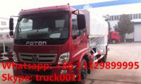 China Foton brand LHD 4*2 livestock and poultry feed truck for sale, factory direct sale FOTON farm-oriented feed delivy truck for sale