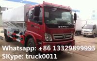China Foton brand LHD 4*2 livestock and poultry feed truck for sale, factory direct sale FOTON farm-oriented feed delivy truck for sale
