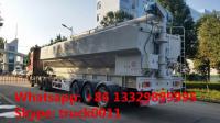 China 30ton CLW brand farm-oriented animal feed trailer for sale, 55m3 livestock and poultry feed transported semitrailer for sale