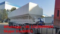 China 30ton CLW brand farm-oriented animal feed trailer for sale, 55m3 livestock and poultry feed transported semitrailer for sale