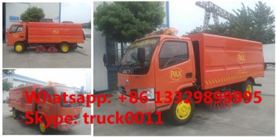 China factory direct sale CLW brand road sweeper truck, best price CLW brand LHD 4*2  street sweeping vehicle for sale for sale