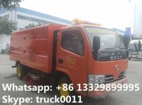 China factory direct sale CLW brand road sweeper truck, best price CLW brand LHD 4*2  street sweeping vehicle for sale for sale