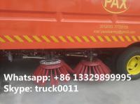 China factory direct sale CLW brand road sweeper truck, best price CLW brand LHD 4*2  street sweeping vehicle for sale for sale