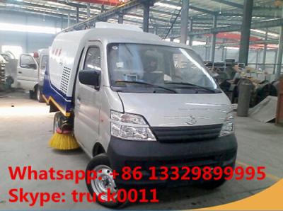 China hot sale best price Chang'an brand mini petrol Road Sweeper Truck, Chang'an 4*2 LHD gasoline street sweeping vehicle for sale