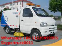 China hot sale best price Chang'an brand mini petrol Road Sweeper Truck, Chang'an 4*2 LHD gasoline street sweeping vehicle for sale