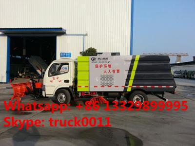 China High quality road sweeper truck with snow removal for sale, best price snow removal mounted on CLW brand street sweeper for sale
