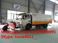 China High quality road sweeper truck with snow removal for sale, best price snow removal mounted on CLW brand street sweeper for sale
