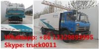 China hot sale dongfeng Brand RHD 8tons street sweeping truck, Factory sale 190HP diesel road sweeper truck, street sweeper for sale