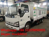 China CLW5060TSLQ4 JAPAN brand ISUZU 4*2 LHD road sweeper truck for sale, best price ISUZU 120hp Euro 4 street sweeping truck for sale