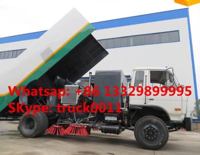 China dongfneg 4*2 RHD 170hp  high quality sweeper truck for sale, best price Dongfeng brand RHD 7tons diesel street sweeper for sale