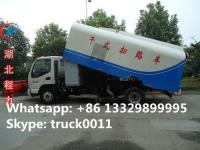 China high quality and best price JAC brand Vacuum sweeper truck with snow removal for sale, factory sale JAC Small diesel swe for sale