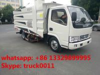 China DONGFENG furuika mini RHD 4*2 ROAD VACUUM CLEANER for sale, factory direct sale best price dongfeng road vacuum sweeper for sale