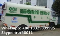 China JMC brand 109hp diesel vacuum sweeper truck for sale, factory direct sale best price JMC 4*2 LHD sweeper suction truck for sale