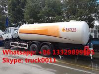 China CLW Brand 10tons LPG mobile tanker truck for sale, high quality and best price 25m3 dongfeng brand LPG gas bobtail truck for sale