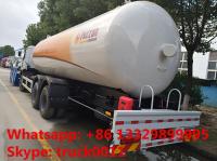 China CLW Brand 10tons LPG mobile tanker truck for sale, high quality and best price 25m3 dongfeng brand LPG gas bobtail truck for sale