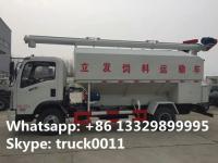 China Dongfeng 12m3 143hp diesel Euro 5 livestock and poultry feed transportation truck for sale, bulk feed truck for sale for sale