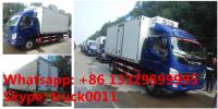 China FOTON Aoling 3tons 4*2 LHD refrigerator truck for sale, best price and high quality FOTON Aoling cold room truck for sale