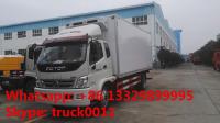 China FOTON Aoling 3tons 4*2 LHD refrigerator truck for sale, best price and high quality FOTON Aoling cold room truck for sale