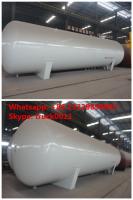China CLW brand 35 metric tons bullet type stationary  surface lpg gas storage tank, best price CLW brand 35tons lpg gas tank for sale