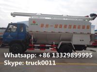 China best seller dongfeng 10-12tons livestock and poultry animal feed delivery truck for sale, bulk feed truck for sale for sale