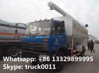 China best seller dongfeng 10-12tons livestock and poultry animal feed delivery truck for sale, bulk feed truck for sale for sale