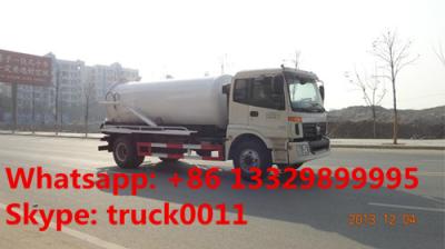 China China famous brand Foton auman 6-8cbm sewage suction truck for sale, best price FOTON Auman 4*2 8,000L vacuum truck for sale