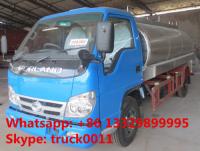 China factory direct sale forland LHD/RHD 3m3 food grade milk tank truck, best price forland 5,000L milk tank truck for sale for sale