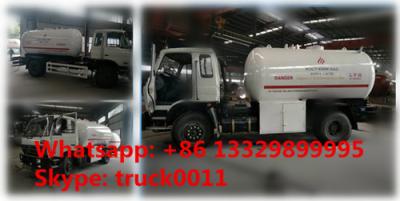 China LAOS Market 8CBM 10CBM 12CBM 15CBM LPG bobtail truck for sale, CLW brand 8,000L-15,000L LPG gas refilling truck for sale for sale