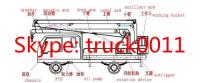 China dongfeng 4*2 153 190hp diesel aerial working paltform truck, China dongfeng 20m high altitude operation truck for sale for sale