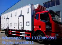 China FAW brand 40,000 day old chick transported truck for sale, factory sale best price FAW 4*2 LHD baby chick van truck for sale
