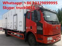 China FAW brand 40,000 day old chick transported truck for sale, factory sale best price FAW 4*2 LHD baby chick van truck for sale