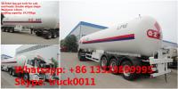 China Best price CLW Brand 24.5tons bulk lpg gas road transported tank for sale,hot sale ASME standard 58.5m3 lpg gas trailer for sale