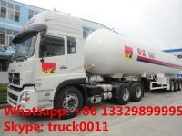 China Best price CLW Brand 24.5tons bulk lpg gas road transported tank for sale,hot sale ASME standard 58.5m3 lpg gas trailer for sale