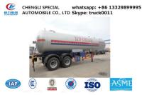 China factory sale 17tons-20tons bulk road transported lpg gas storage tank, best price ASME 20tons lpg  gas tank semitrailer for sale