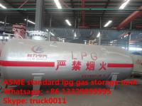 China ASME standard 10,000L surface lpg gas storage tank for sale, best price ASME stamped 5tons propane gas storage tank for sale