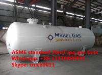 China Factory direct sale best price ASME standard 20,000L surface lpg gas storage tank, 20m3 ASME stamped propane gas tank for sale