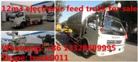 China dongfeng 12m3 livestock and farm-oriented feed transported truck for sale, wholesale best price bulk feed truck for sale