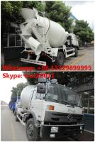 China 2017s RHD 4*2 6M3 concrete mixer truck for sale， high quality and best price DONGFENG 6m3 cement mixer truck for sale for sale