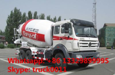 China North Benz 340hp 10m3 concrete mixer truck for sale, high quality and best price Beiben 10m3 truck mounted mixer drum for sale