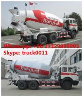 China North Benz 340hp 10m3 concrete mixer truck for sale, high quality and best price Beiben 10m3 truck mounted mixer drum for sale