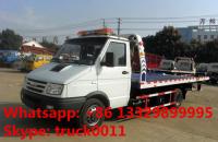 China 2020s  4*2 LHD 3tons wrecker tow truck for sale, factory sale best price  brand diesel  flatbed towing truck for sale