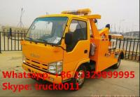 China new iSUZU 3tons road wrecker tow truck for sale, best price high quality ISUZU brand breakdown vehicle for sale for sale